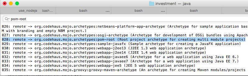 Create Maven Multi Module Project Codeomitted
